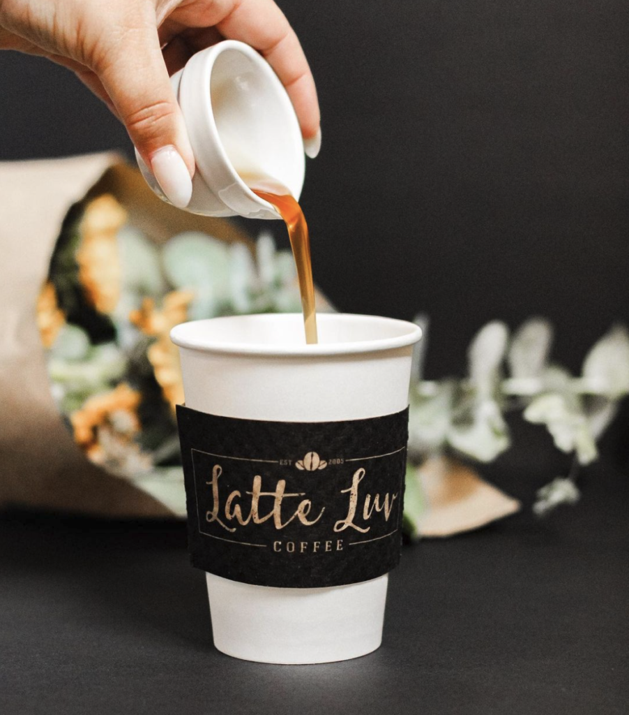 Premium Kraft Embossed Sleeves | Textured Coffee Sleeves | Sleeve A Message